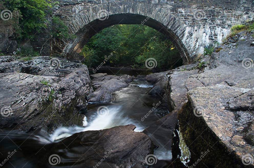 Single Arch Stone Bridge stock photo. Image of building - 46449576
