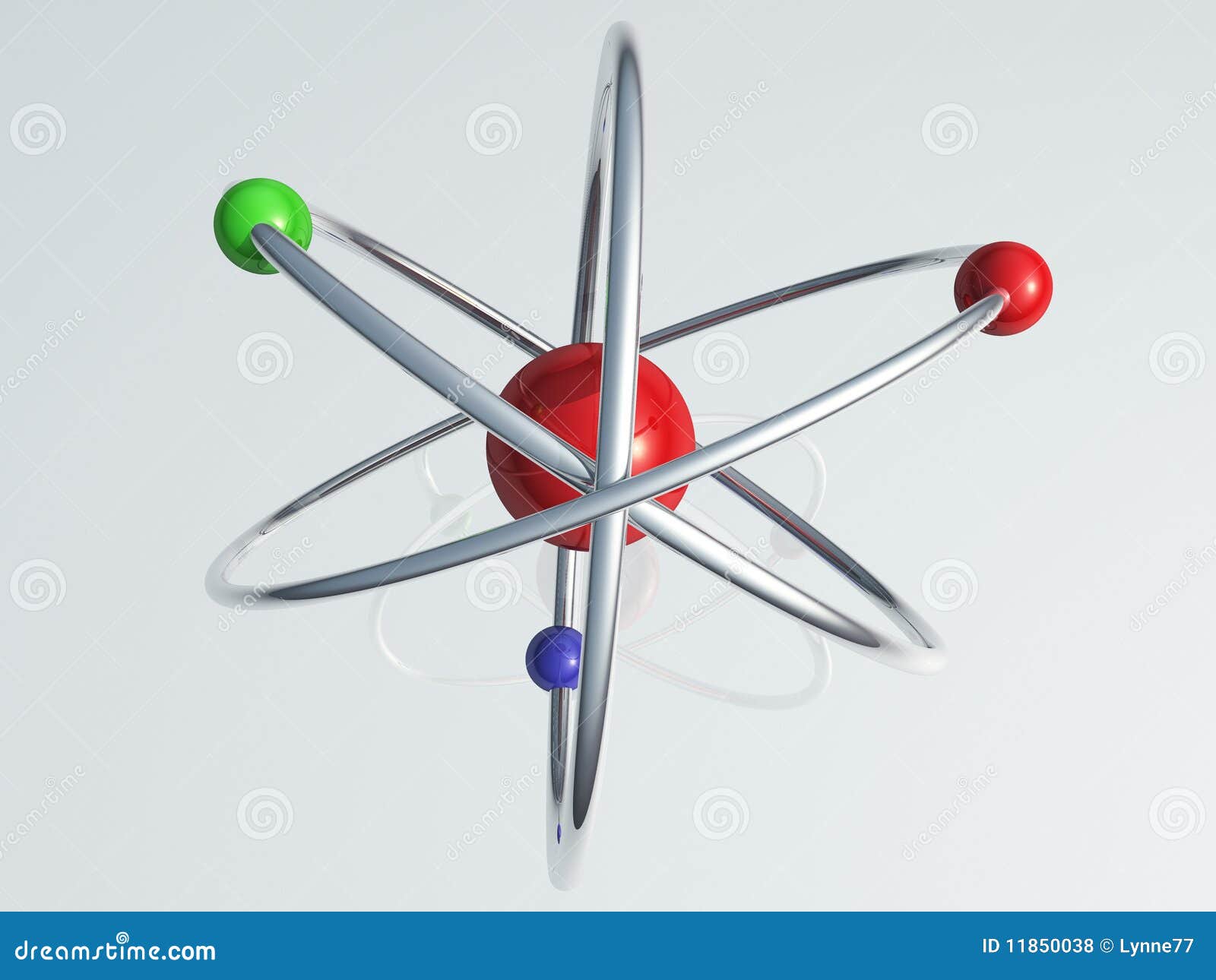 Single Atom stock illustration. Illustration of glow - 11850038