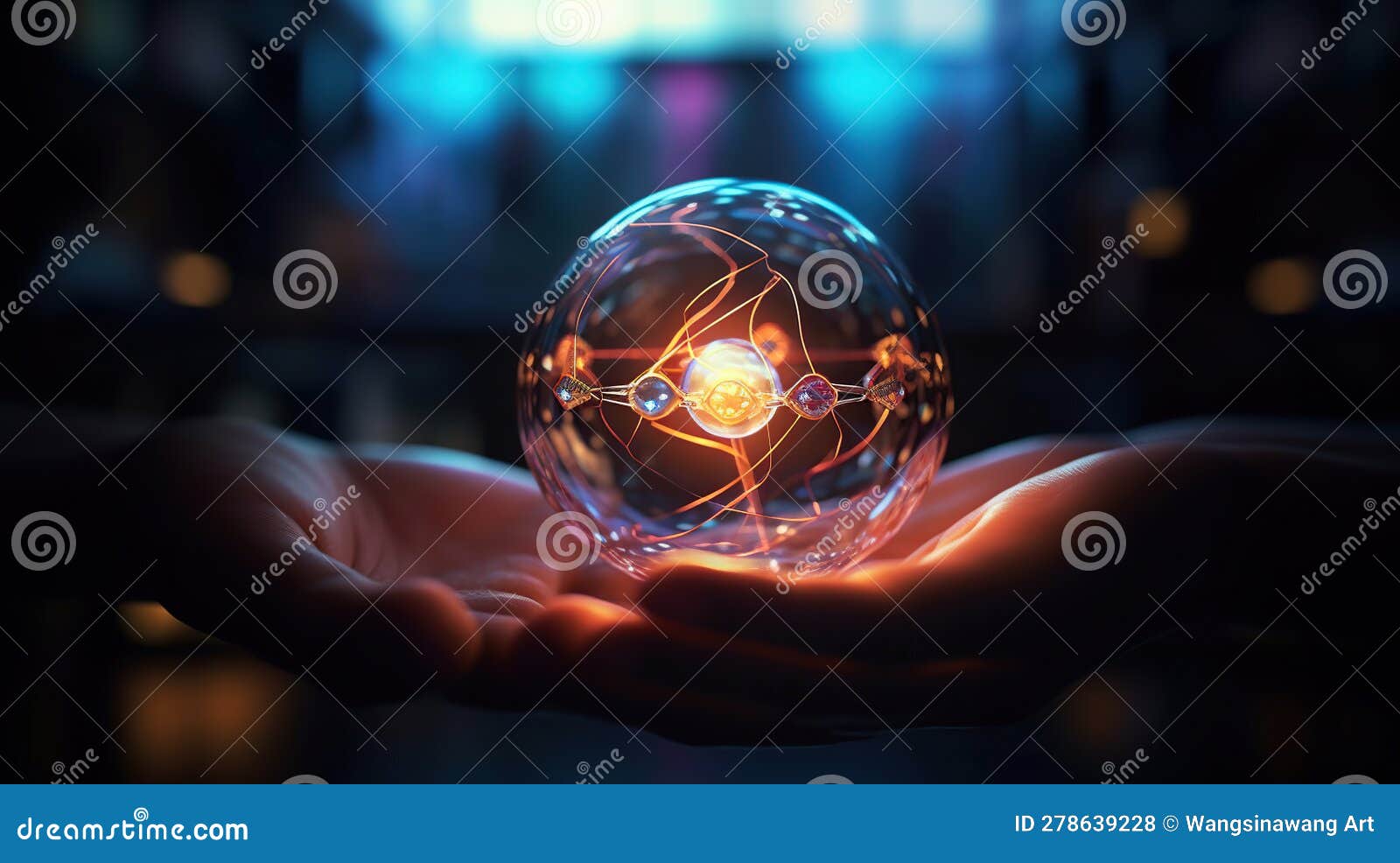 Floating Hydrogen H2 Molecule Models Royalty-Free Illustration ...