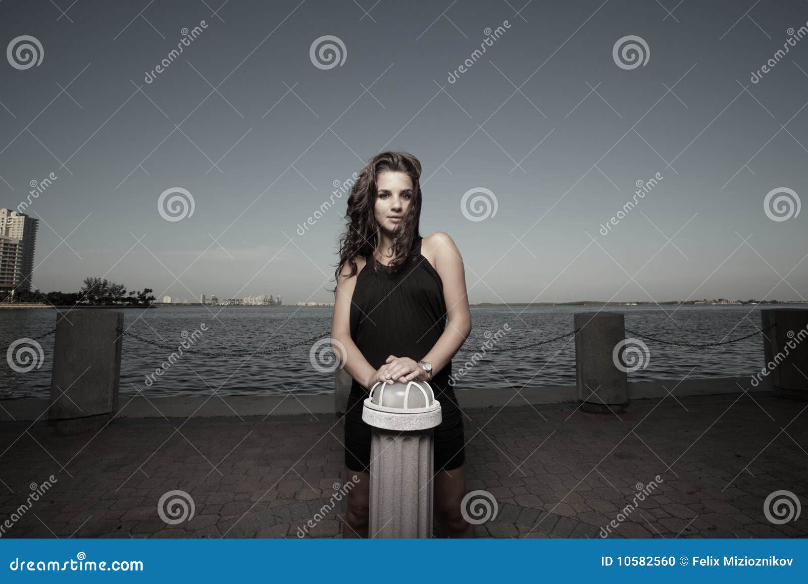 Single attractive woman stock photo. Image of woman, edges - 10582560