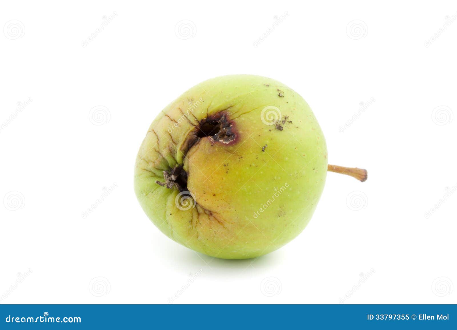 Single bad apple stock image. Image of agriculture, fruit - 33797355