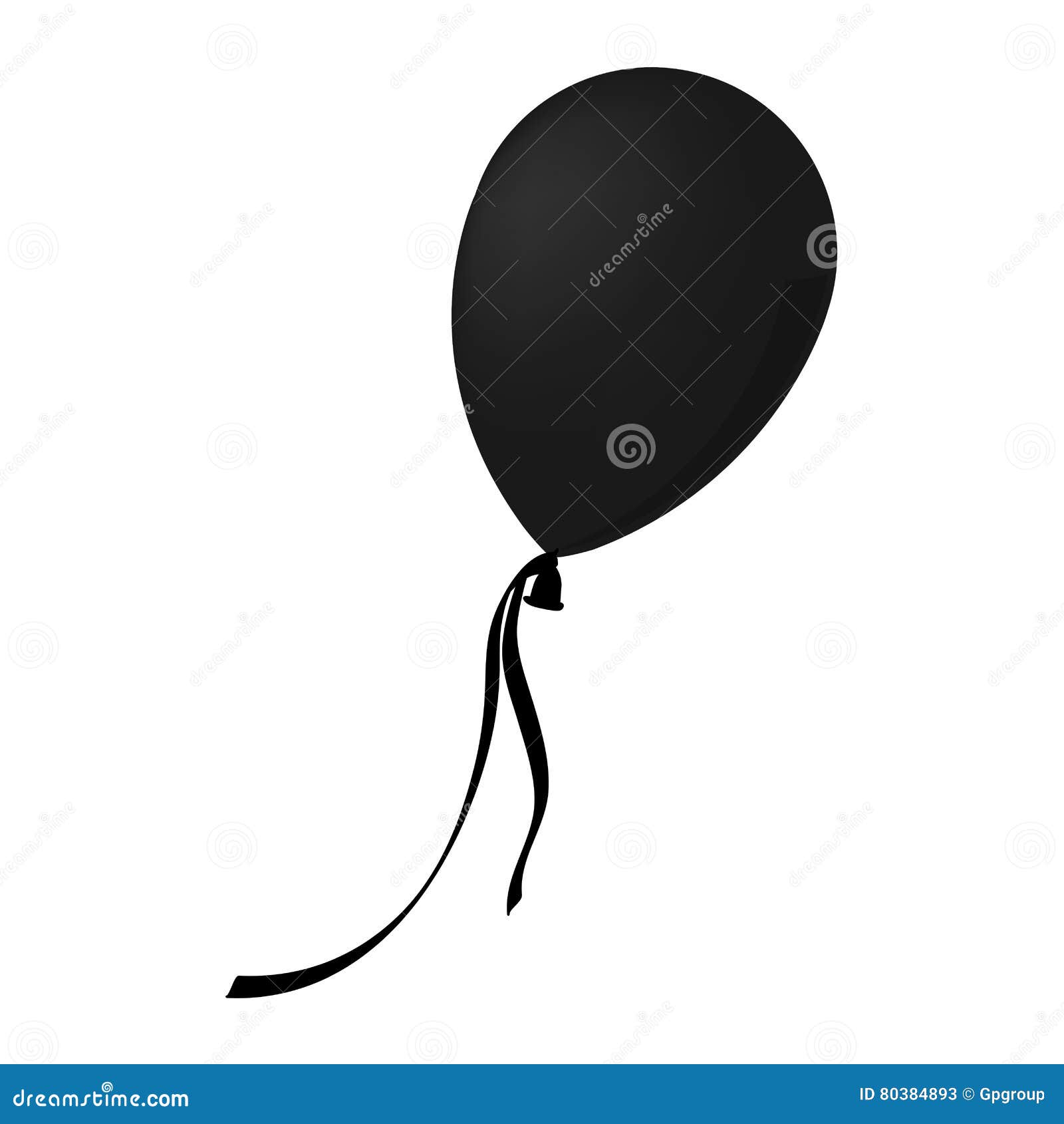 Single balloon icon image stock vector. Illustration of celebration ...