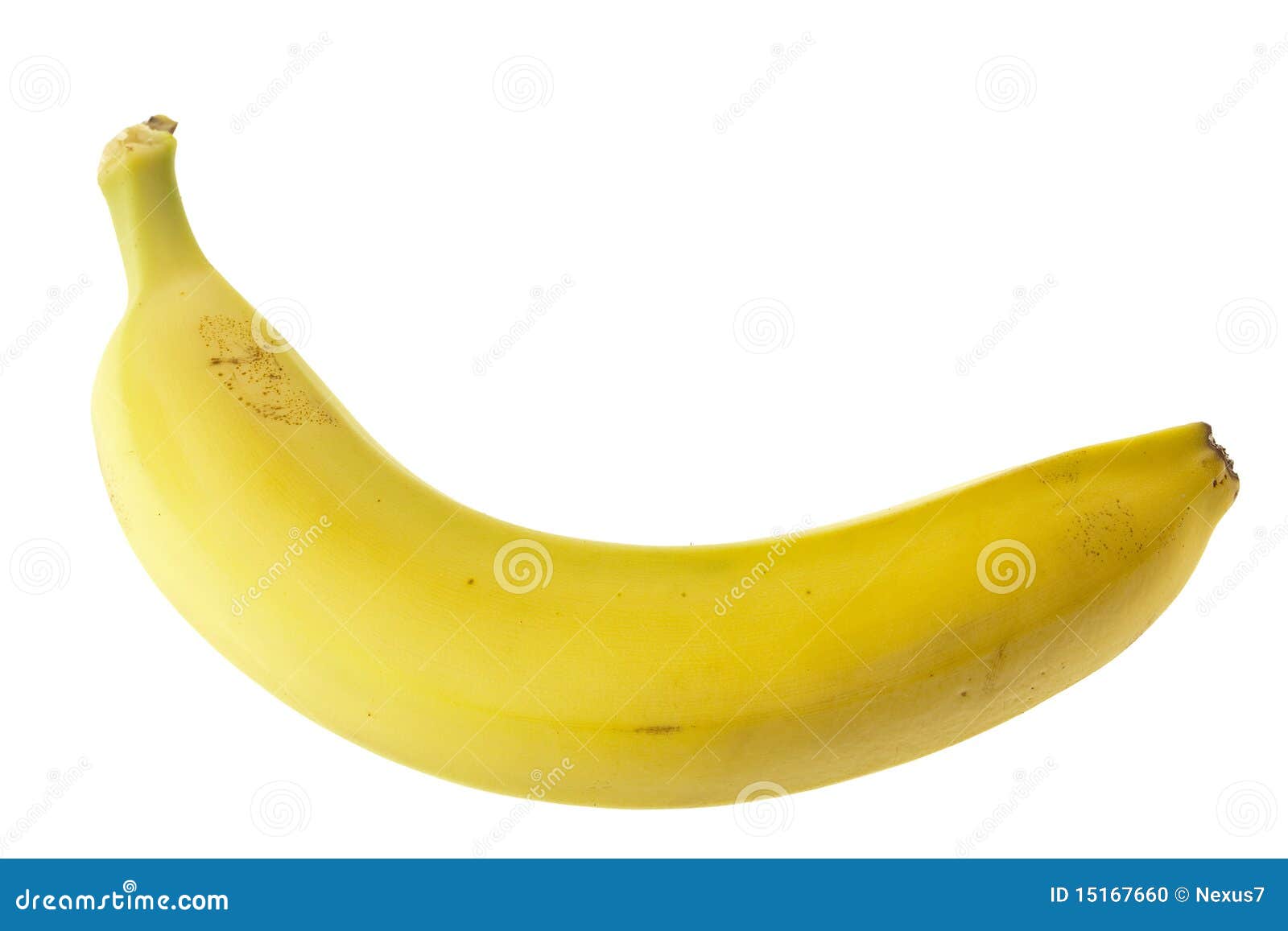 Single Banana stock photo. Image of sweet, organic, ripe - 15167660