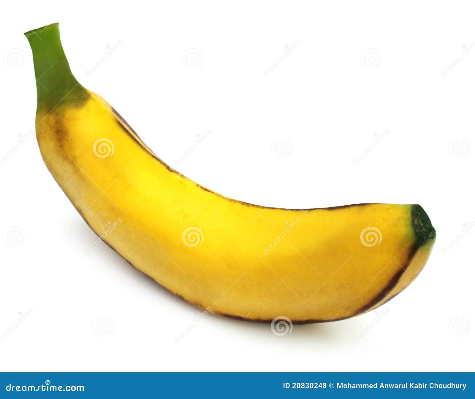 Single banana stock photo. Image of bright, vitamin, fresh - 20830248