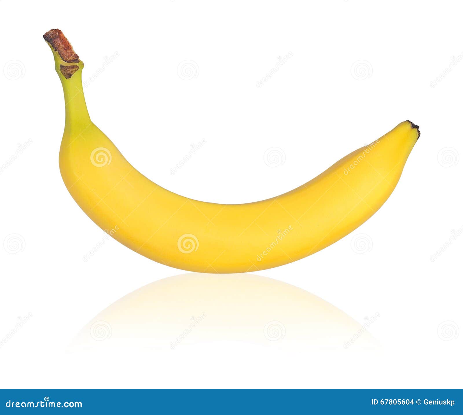 Single banana stock photo. Image of food, healthy, meals - 67805604
