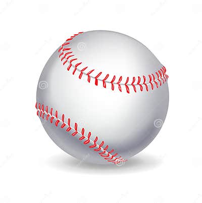 Single baseball ball stock vector. Illustration of fastball - 25799752