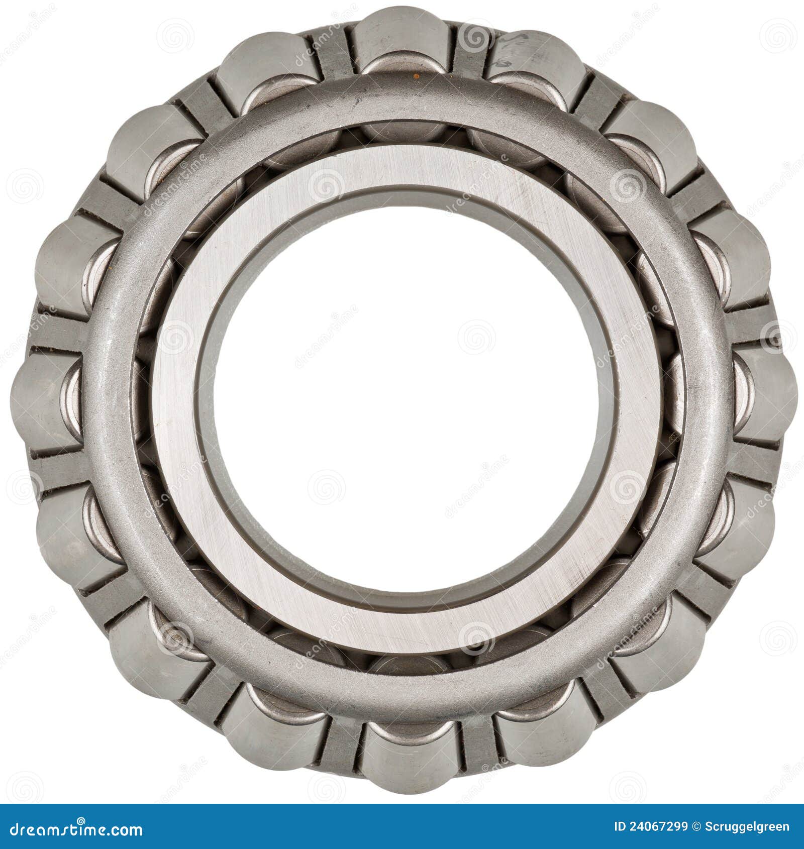Single Bearing stock image. Image of machinery, chrome - 24067299