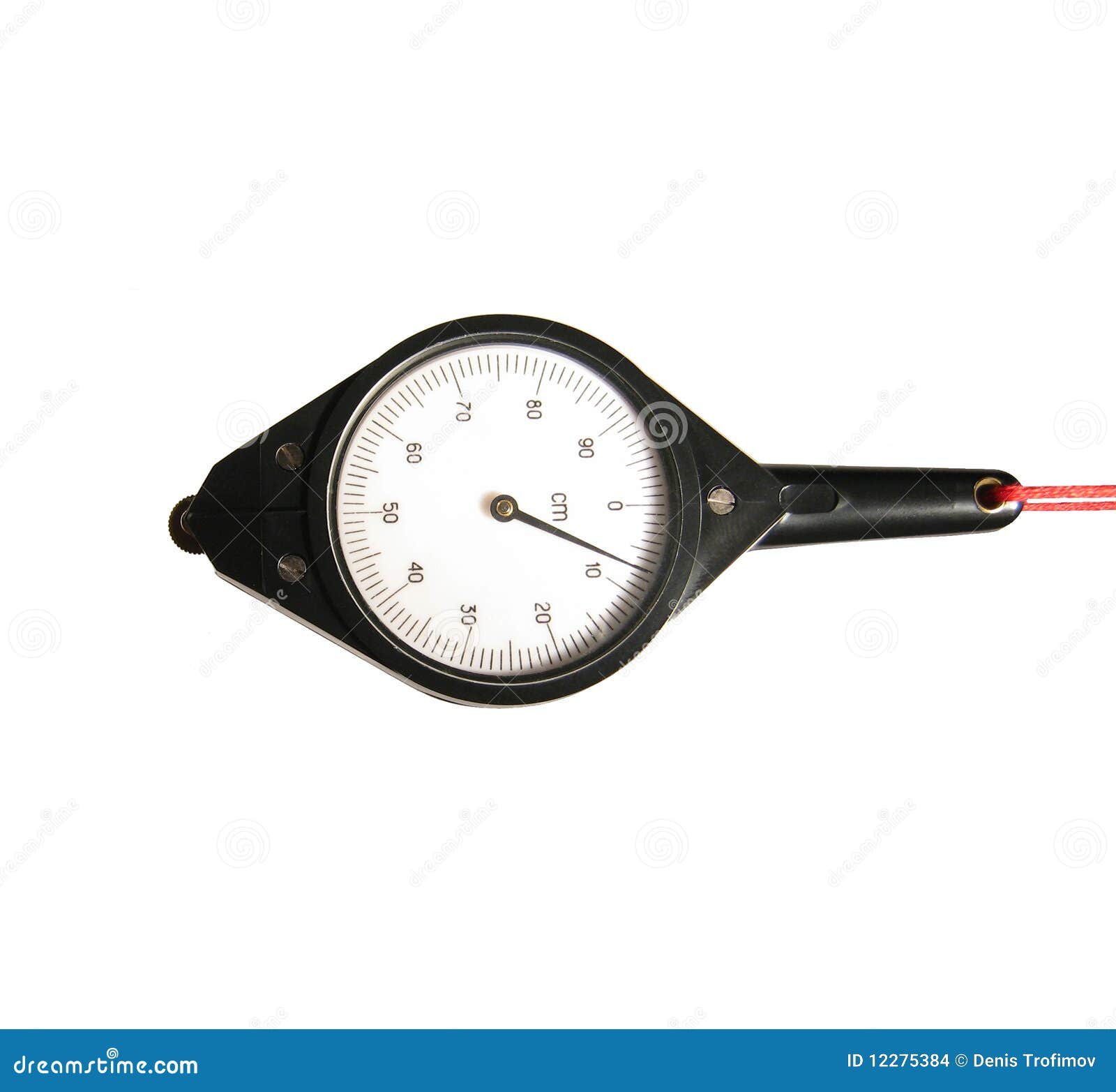 Single Black Curvimeter on White Background Stock Photo - Image of ...