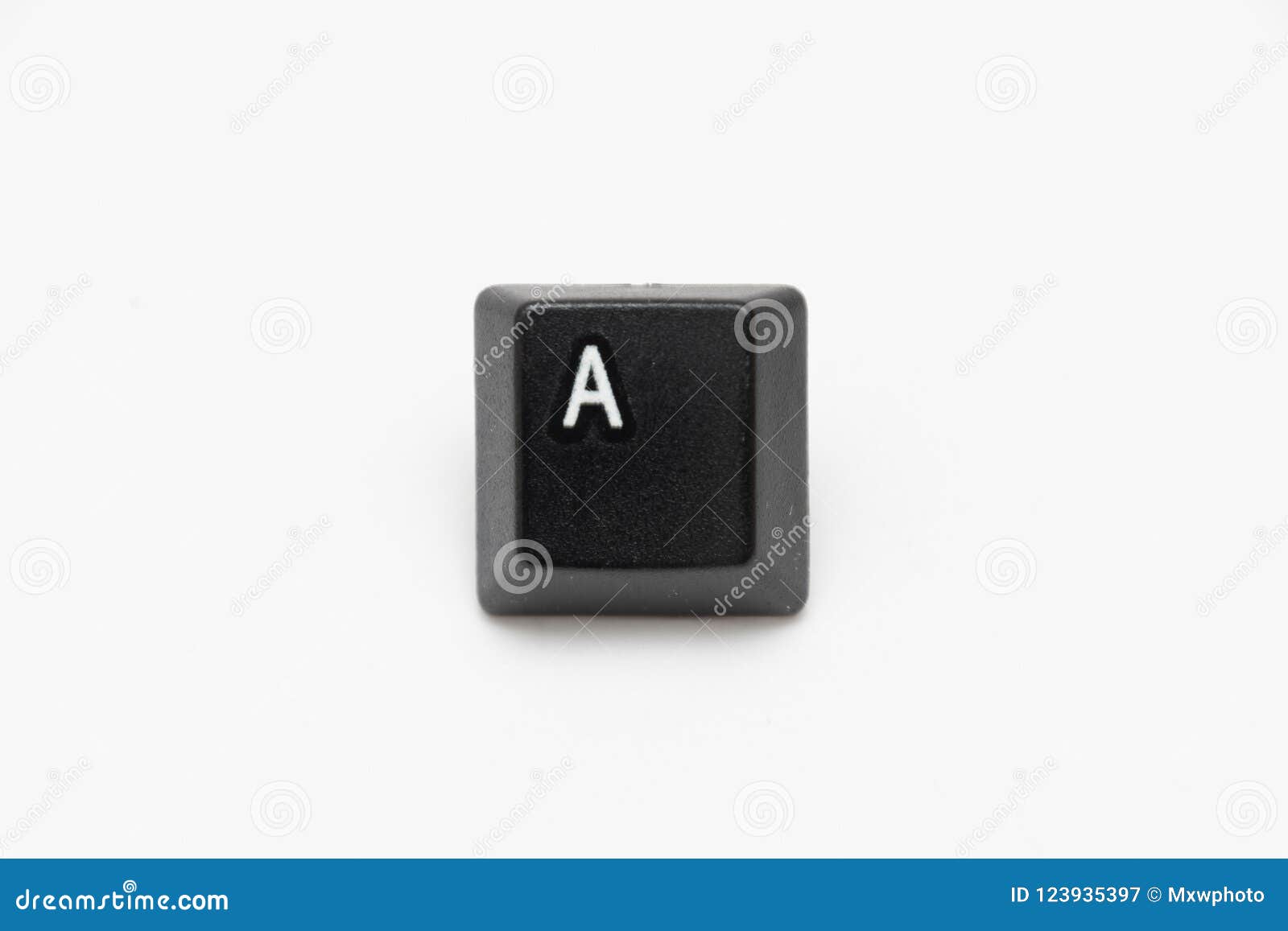 Single Black Keys of Keyboard with Different Letters a Stock Image ...