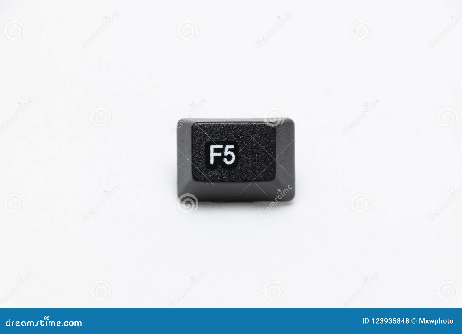 Single Black Keys of Keyboard with Different Letters F5 Stock Photo ...