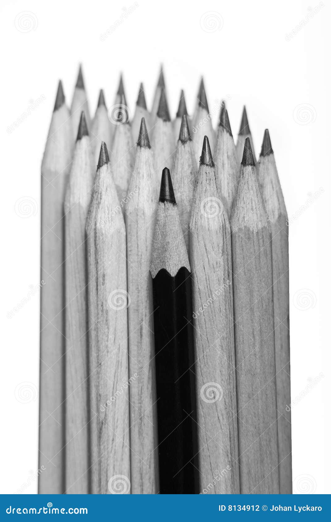 Single black pencil stock photo. Image of pointy, black - 8134912