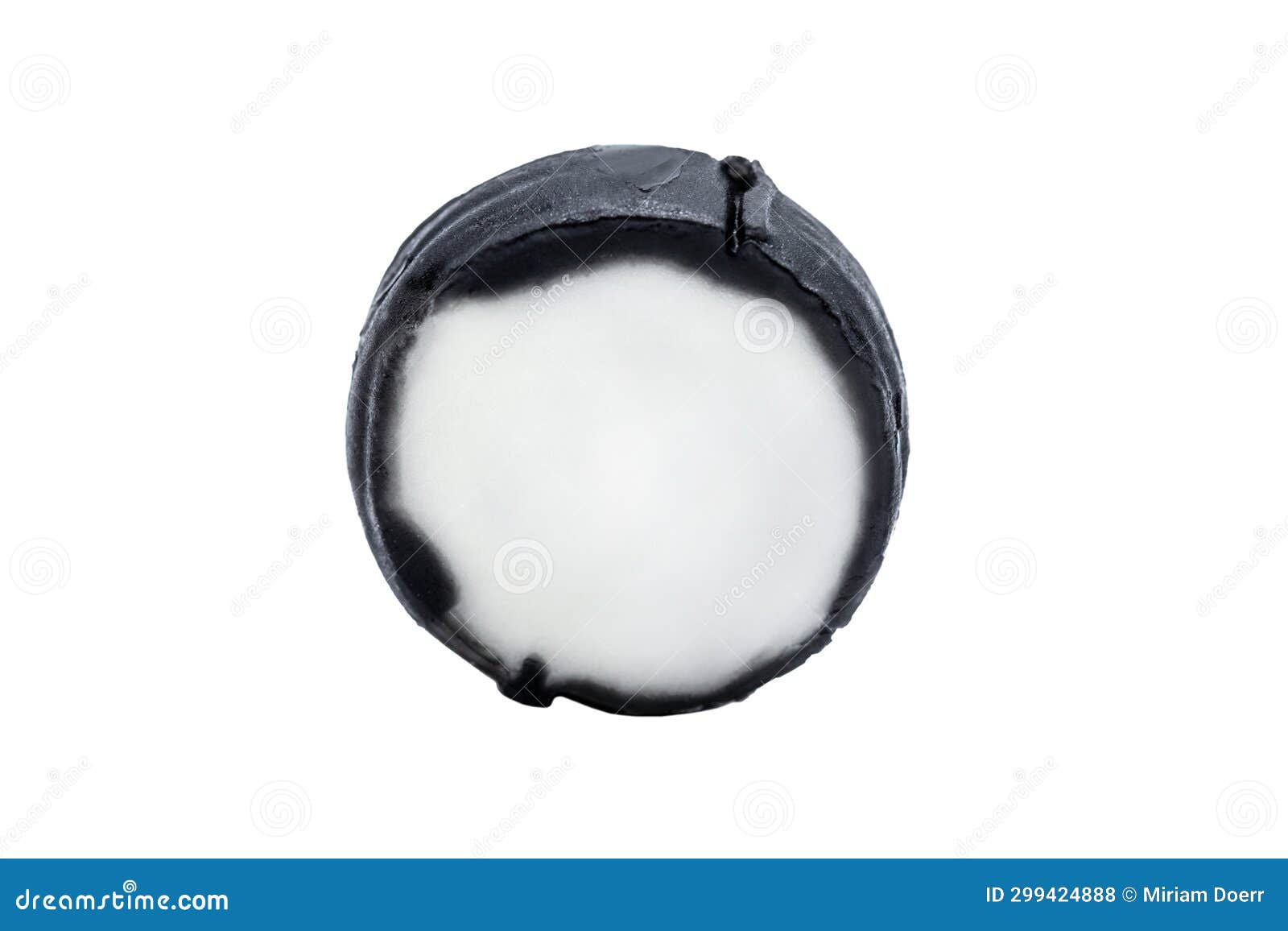 A Single Black and White Candy Stock Photo - Image of colorful ...