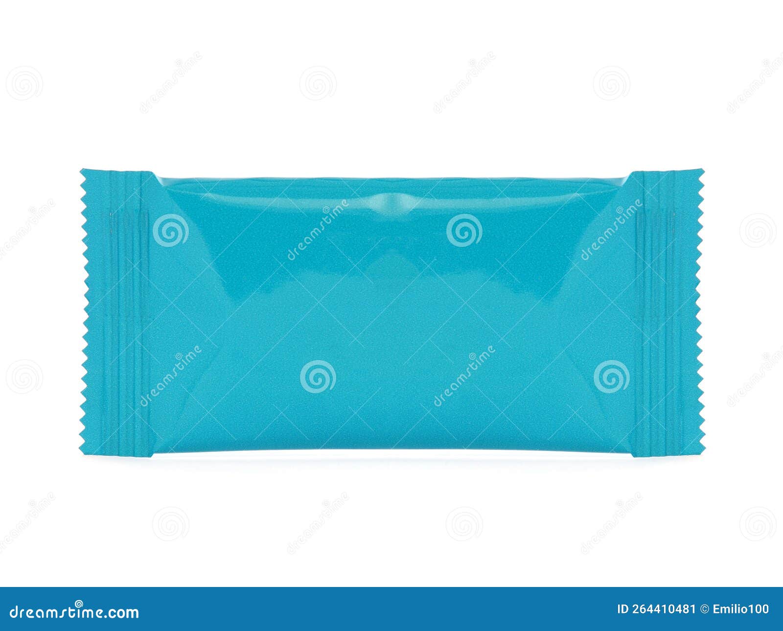 Blank Blue Pack Isolated on White Stock Image - Image of wrapping, food ...