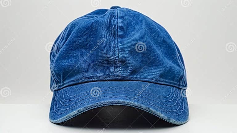 Single Blue Cap Mockup Displayed on a Clean White Background for ...