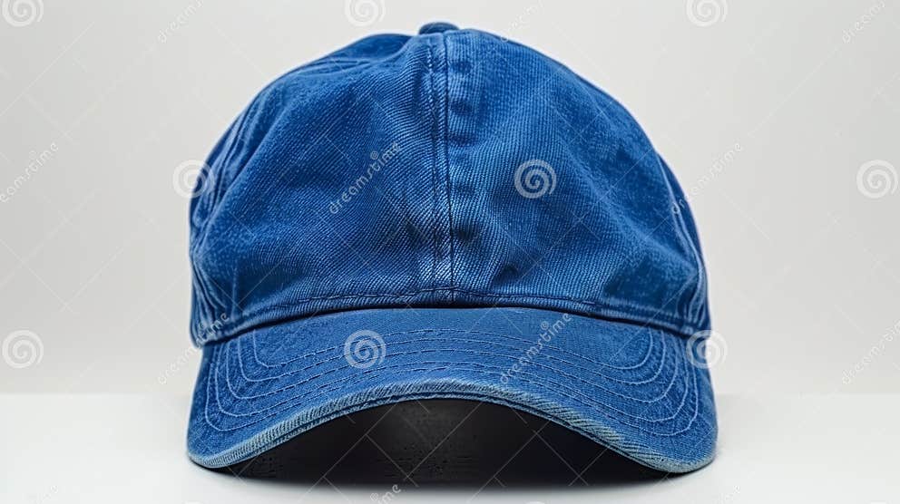 Single Blue Cap Mockup Displayed on a Clean White Background for ...