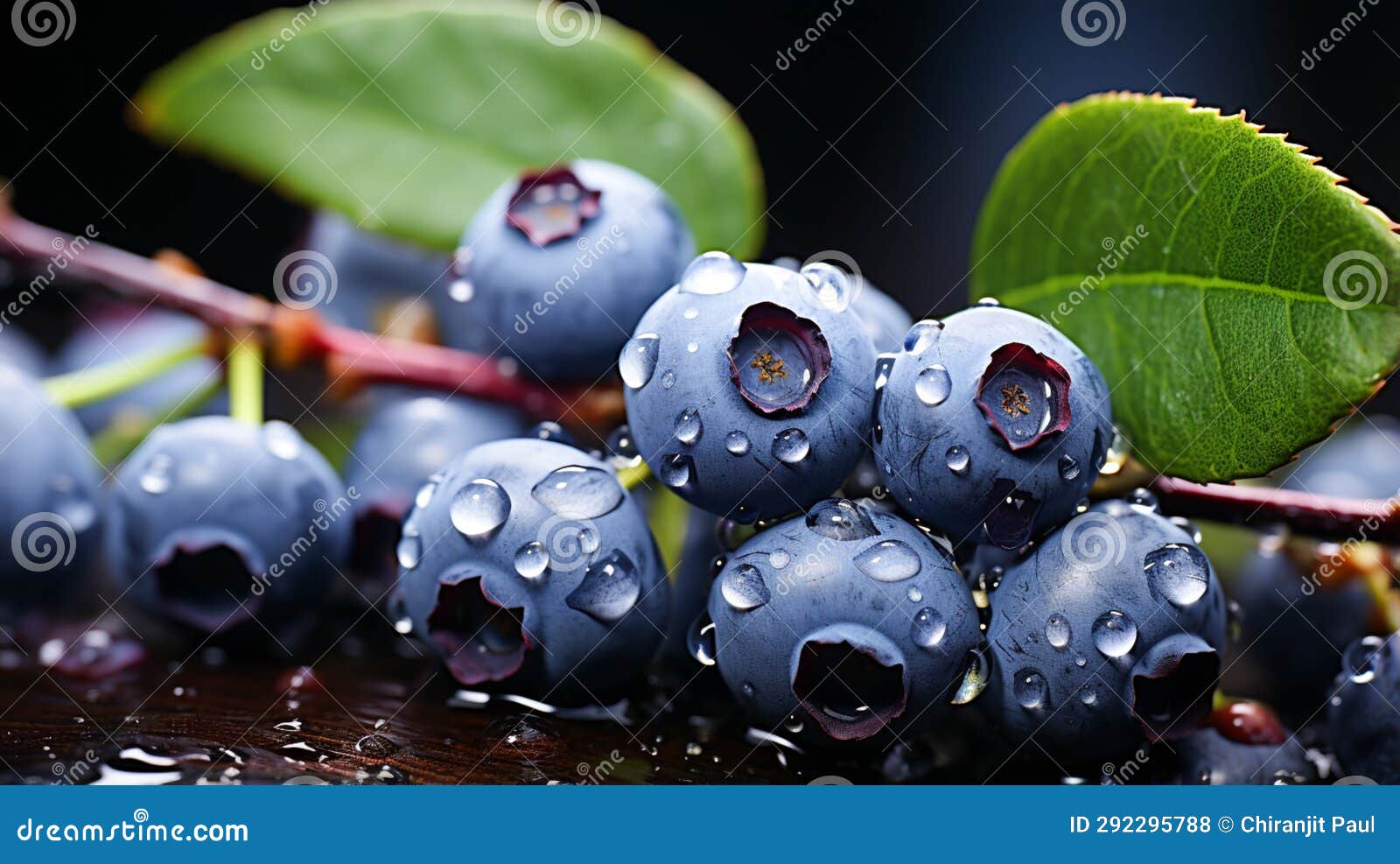 A Single Blueberry Infront Closeup View Stock Photo - Image of fresh ...