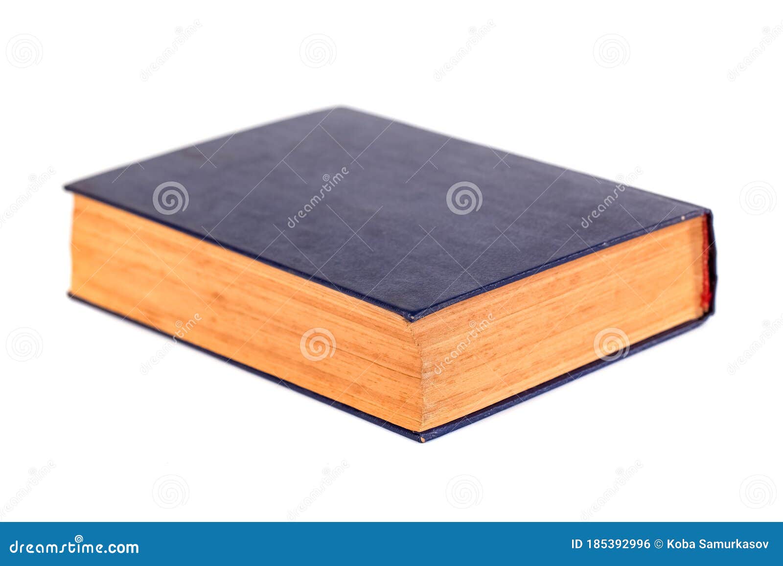 Single Book Isolated on White Background, Education Stock Photo - Image ...