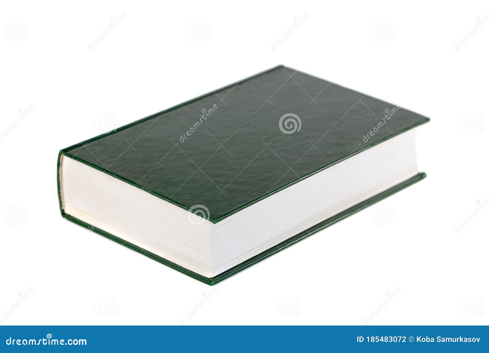Single Book Isolated on White Background, Education Stock Photo - Image ...