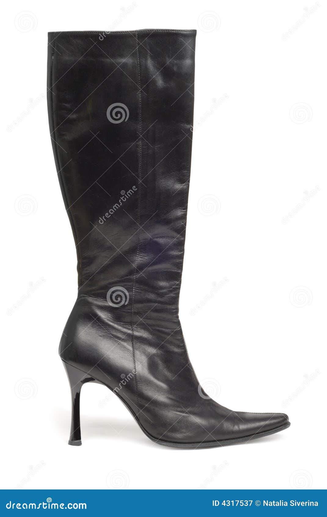 Single Boot stock image. Image of fashion, slim, fashionable - 4317537