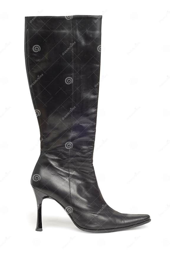 Single Boot stock image. Image of fashion, slim, fashionable - 4317537