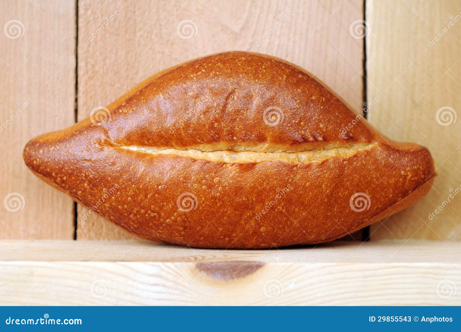 Single bread stock image. Image of bread, shape, golden - 29855543