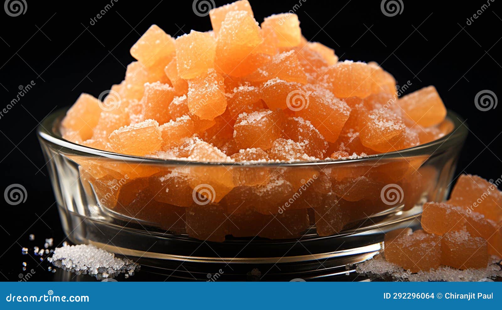A Single Brown Sugar Isolate Cane Sugar Closeup View Stock Photo ...