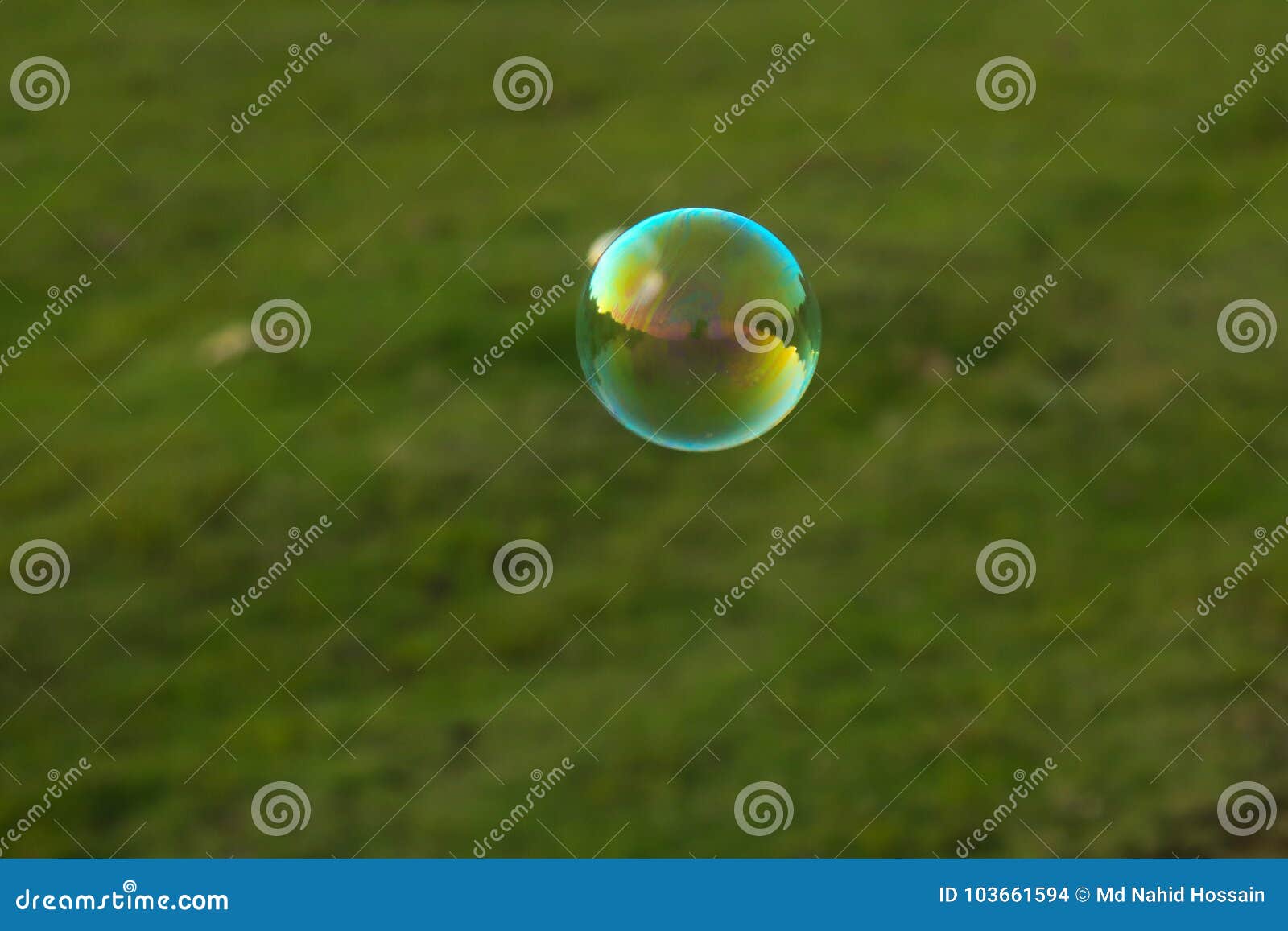 A Single Bubble Flying on the Air Stock Photo - Image of ball, abstract ...