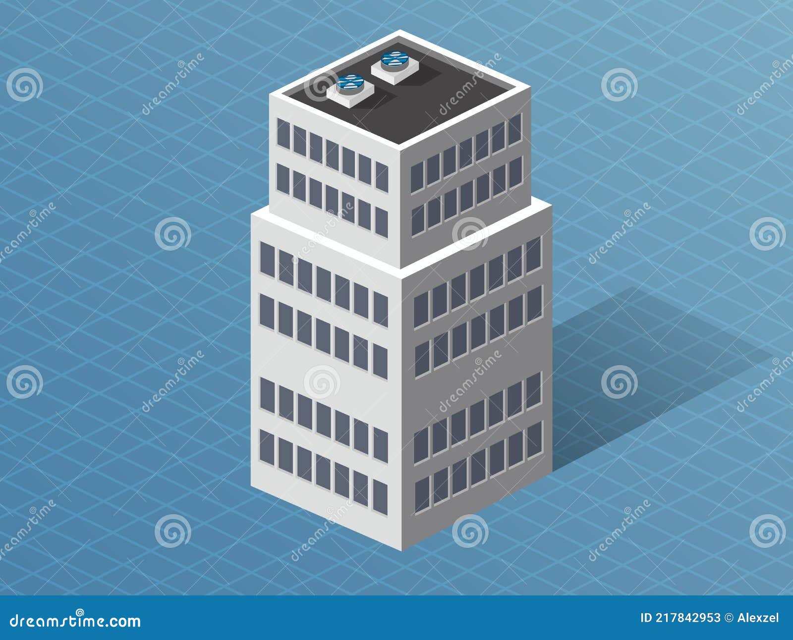 Single Building Isometric 3D Dimensional House of the Modern ...