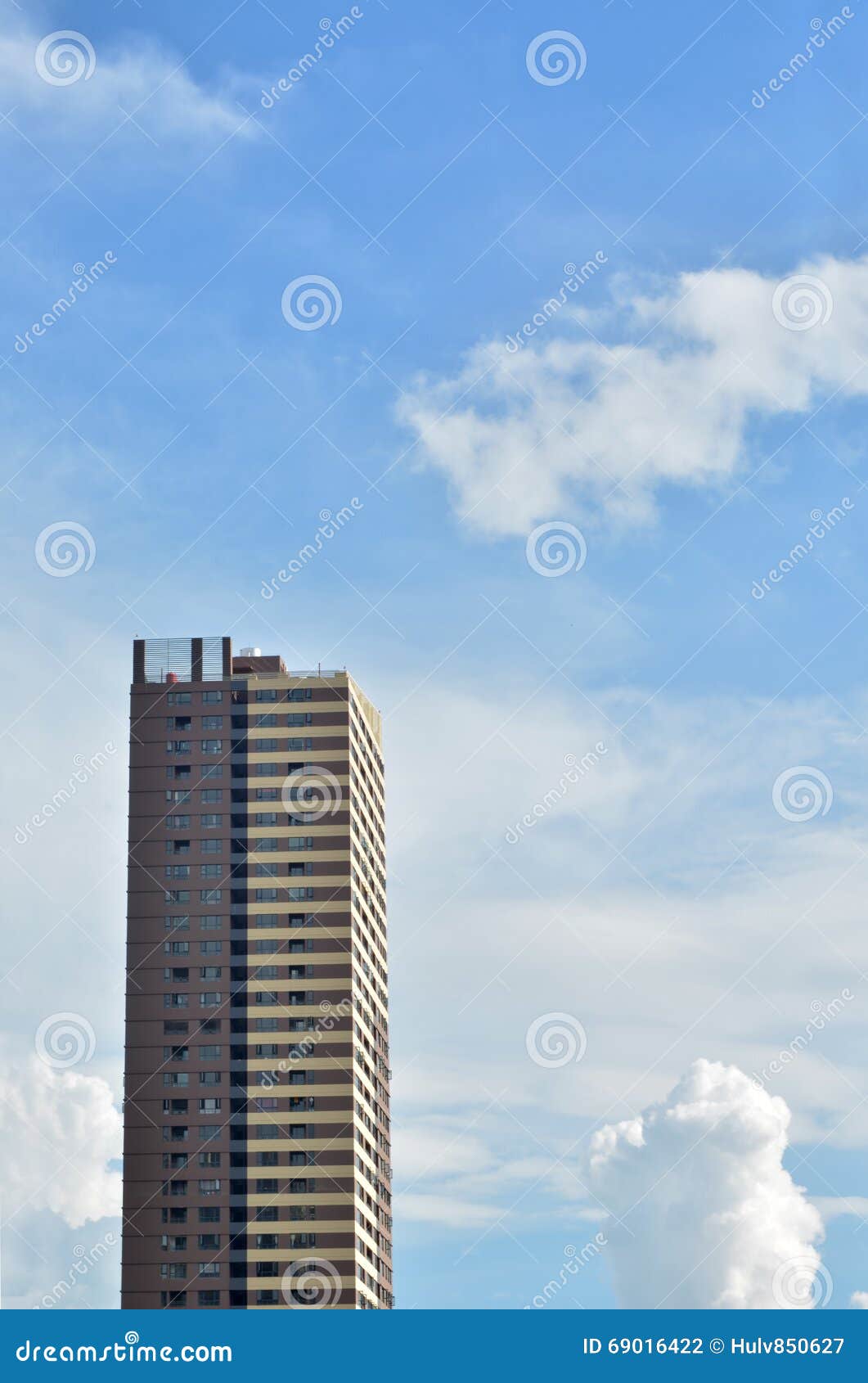 Single building stock photo. Image of high, dwelling - 69016422