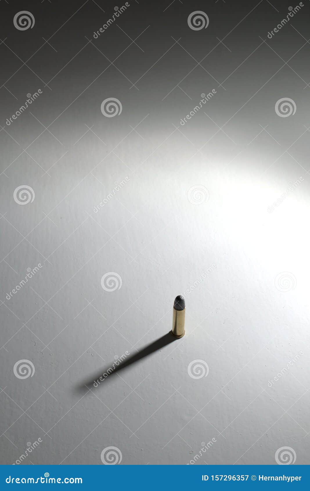 A Single Bullet Standing In Front Of Several Other Bullets Of Various ...