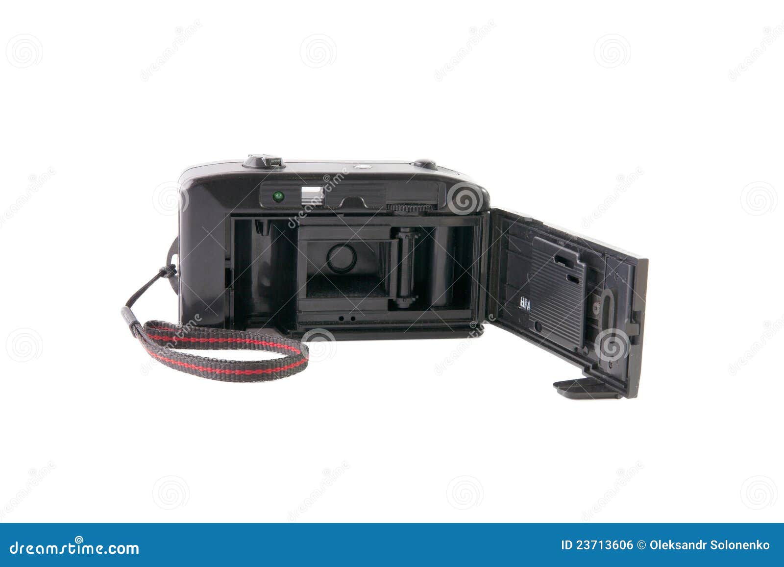 Single-button 35mm Film Camera Stock Photo - Image of point ...
