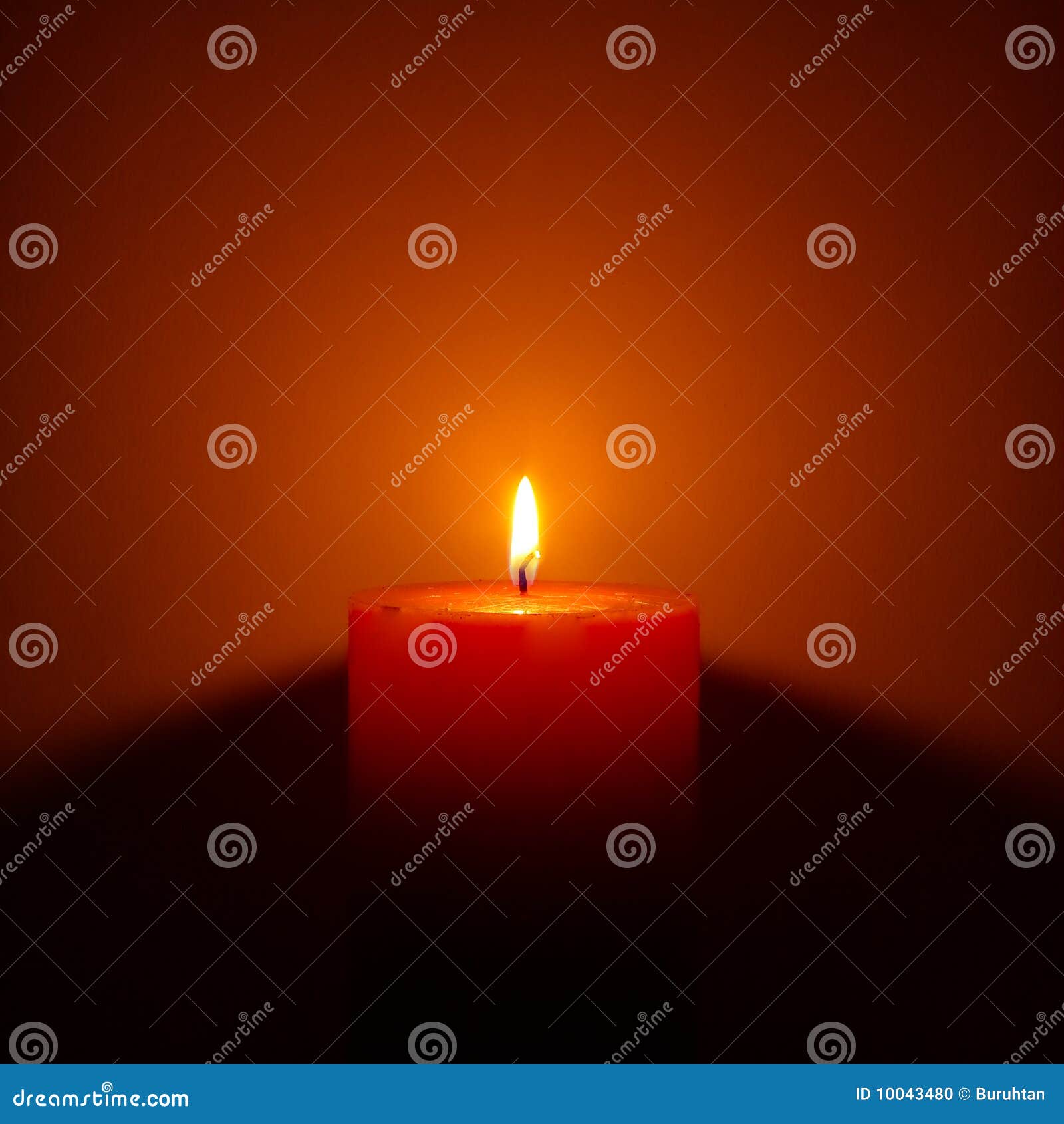Single candle stock photo. Image of abstract, flame, light - 10043480