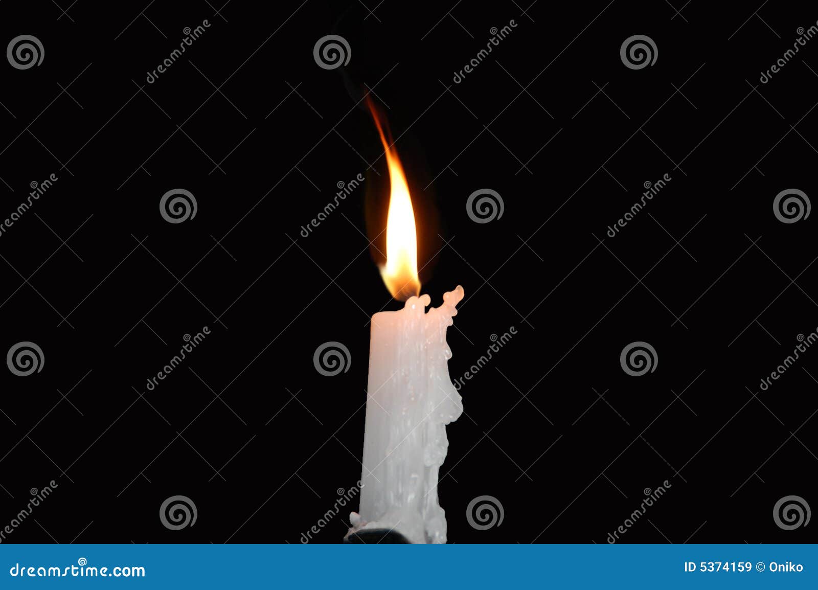 Single candle stock image. Image of candle, elegance, church - 5374159