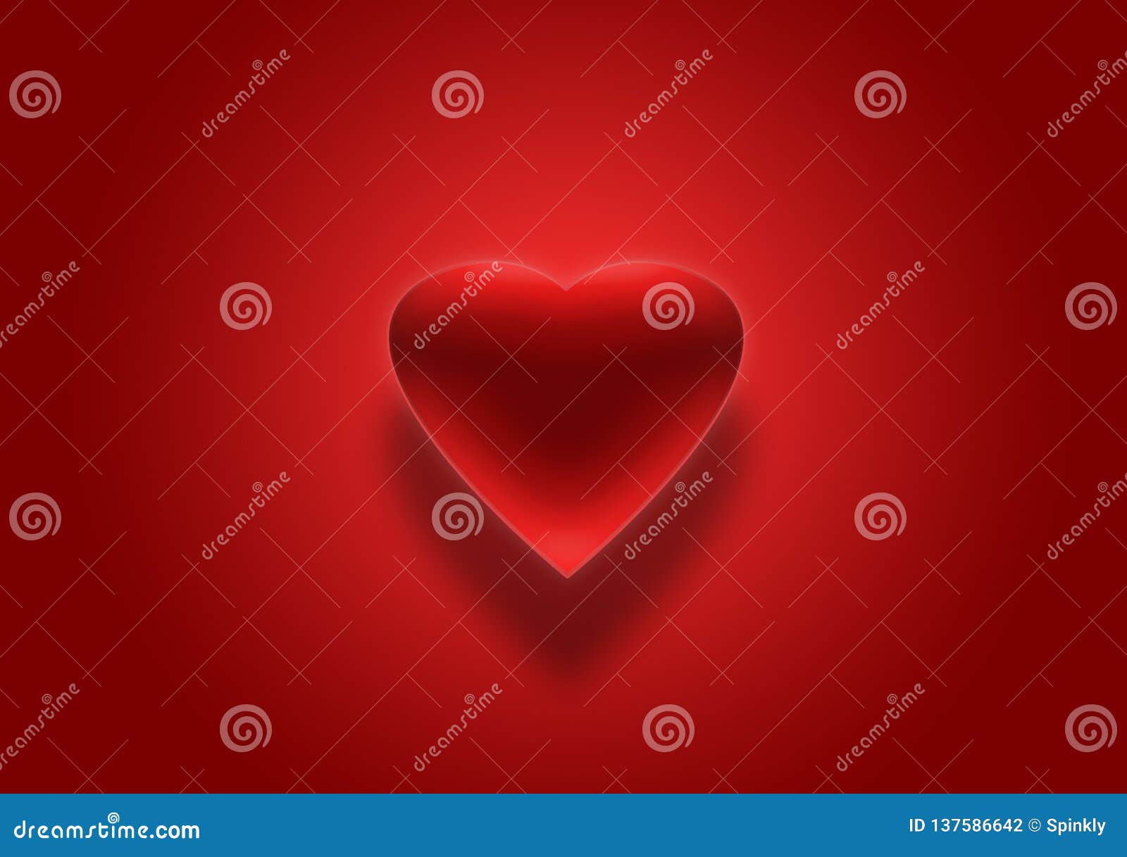 Single Centered Heart Background Wallpaper Design Stock Illustration ...