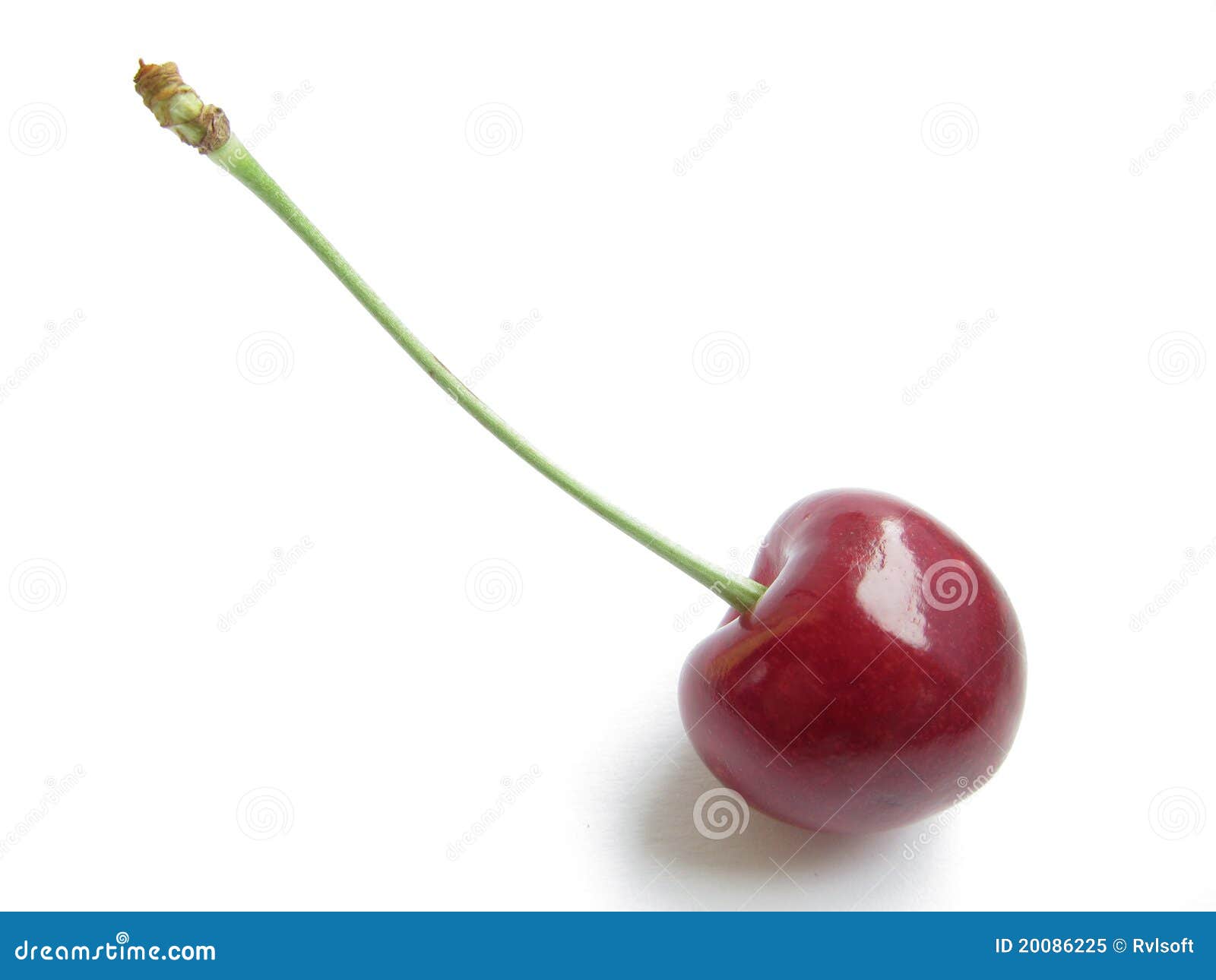 Single cherry stock image. Image of cherry, fruits, market - 20086225