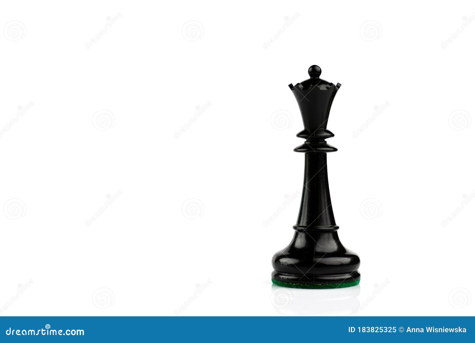 Single Black Queen Chess Piece Stock Image - Image of strategic, brown ...