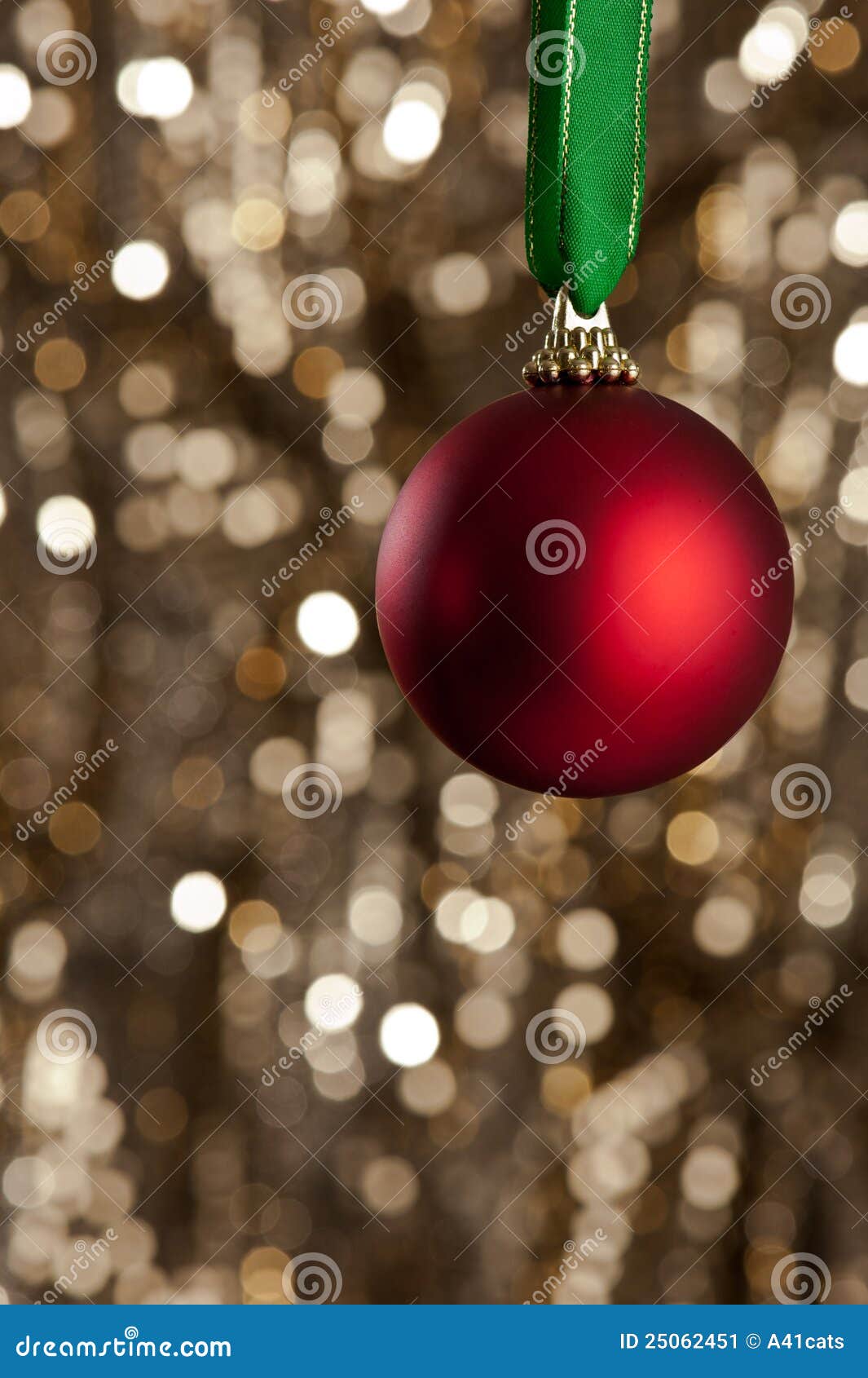 Single Christmas bauble stock image. Image of noel, seasonal - 25062451