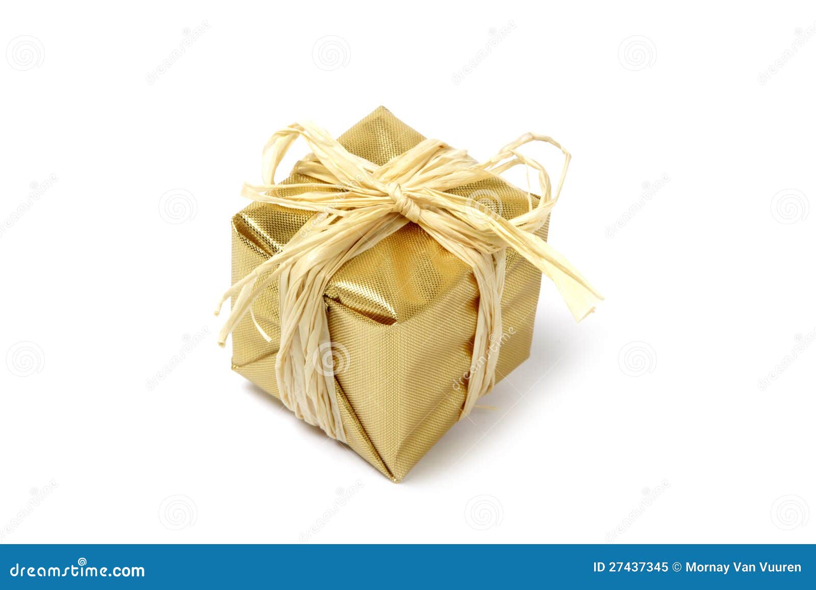 Single Christmas present stock image. Image of white - 27437345