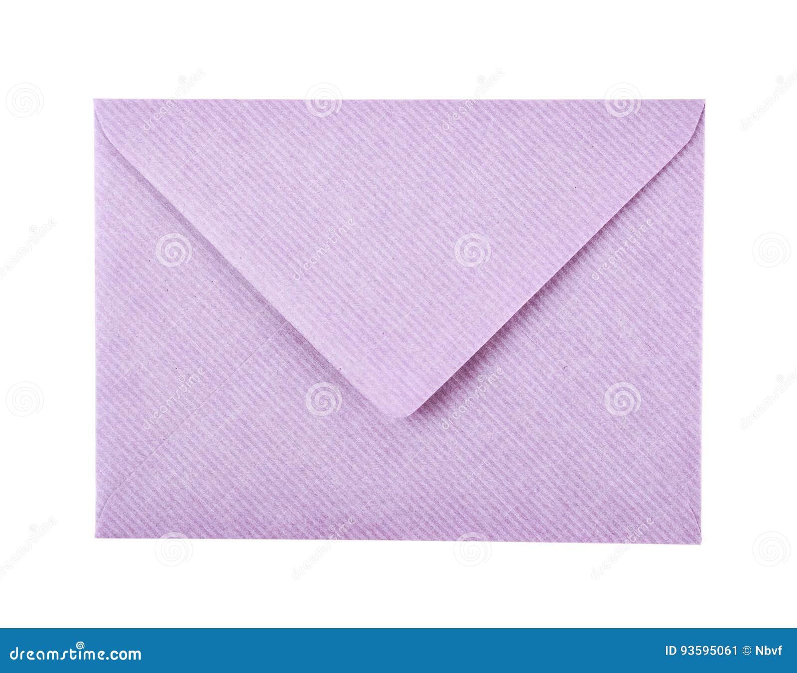Single Closed Envelope Isolated Stock Image - Image of office, kraft ...