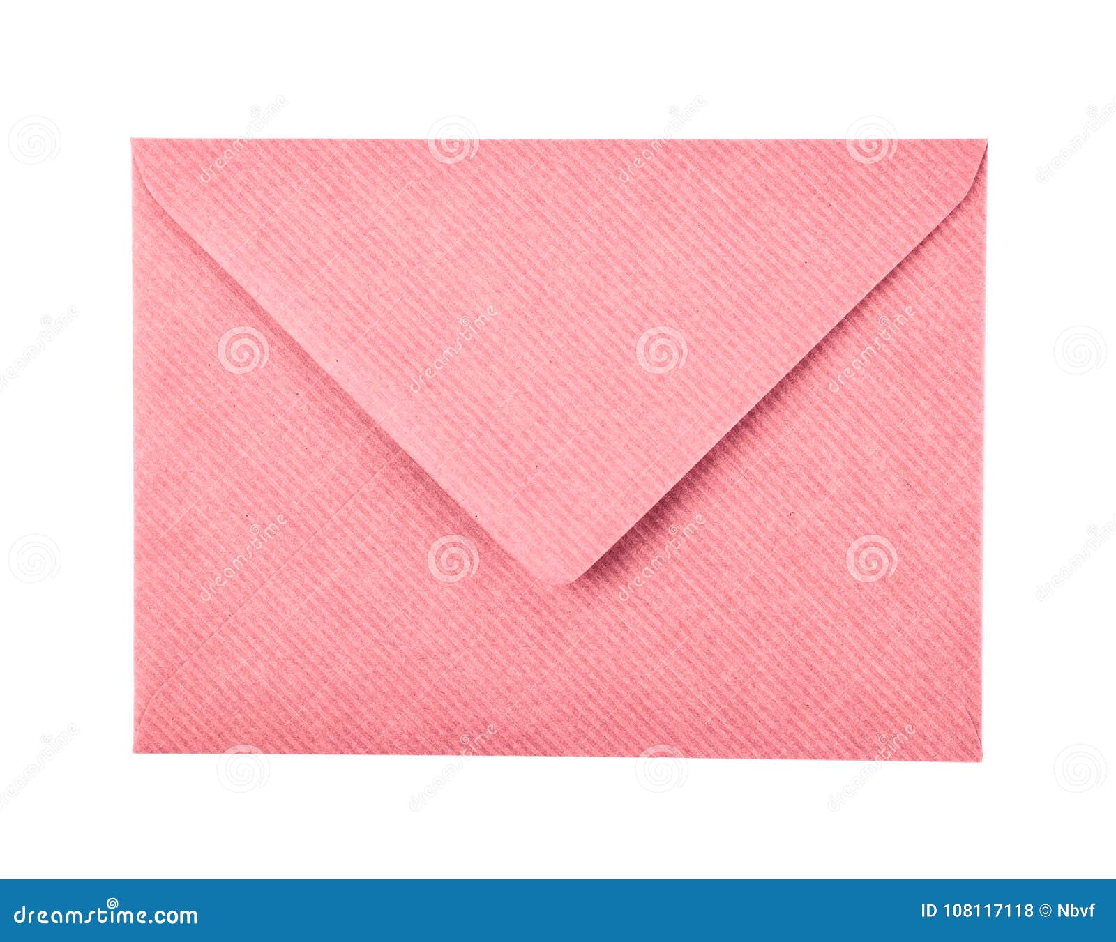 Single Closed Envelope Isolated Stock Photo - Image of card, delivery ...