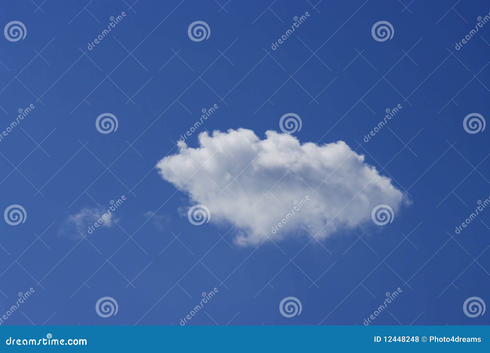 Single Cloud stock photo. Image of cloudscape, backgrounds - 12448248