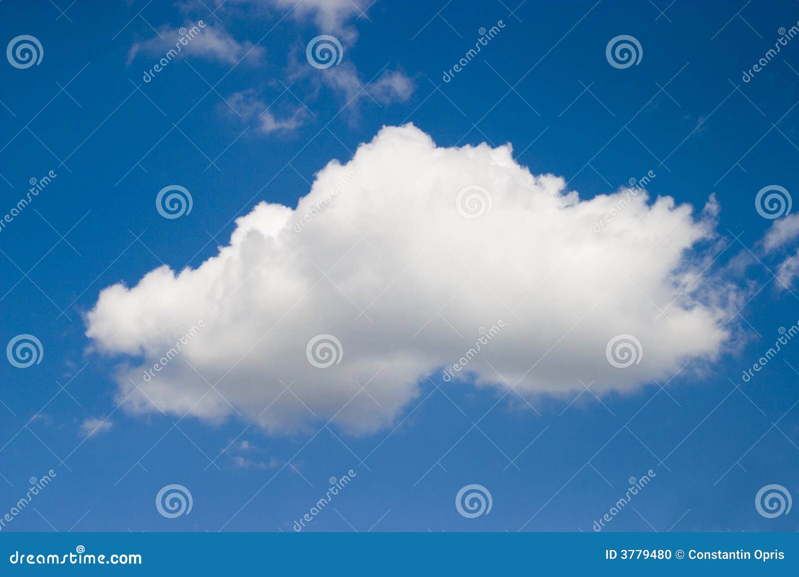 Single cloud stock photo. Image of single, solitary, weather - 3779480