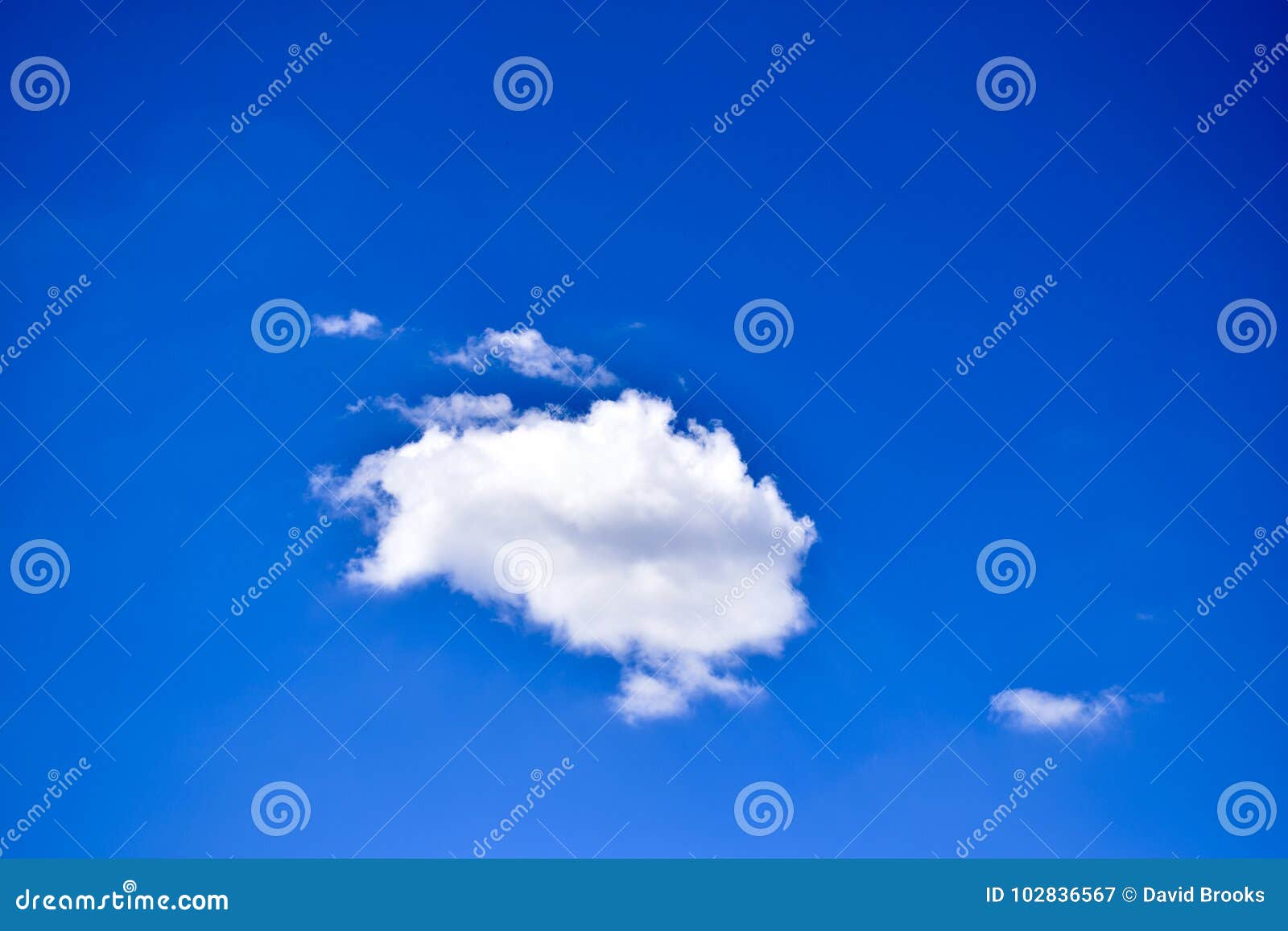 Single cloud in blue sky stock image. Image of space - 102836567