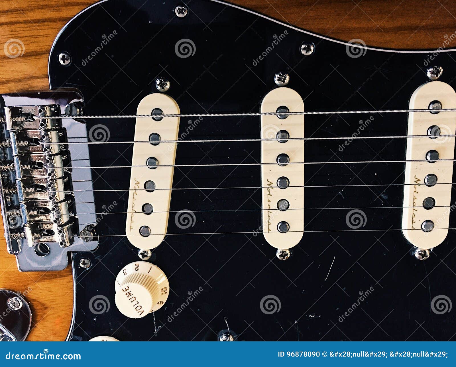 Single coil pickups stock photo. Image of single, sunburst - 96878090