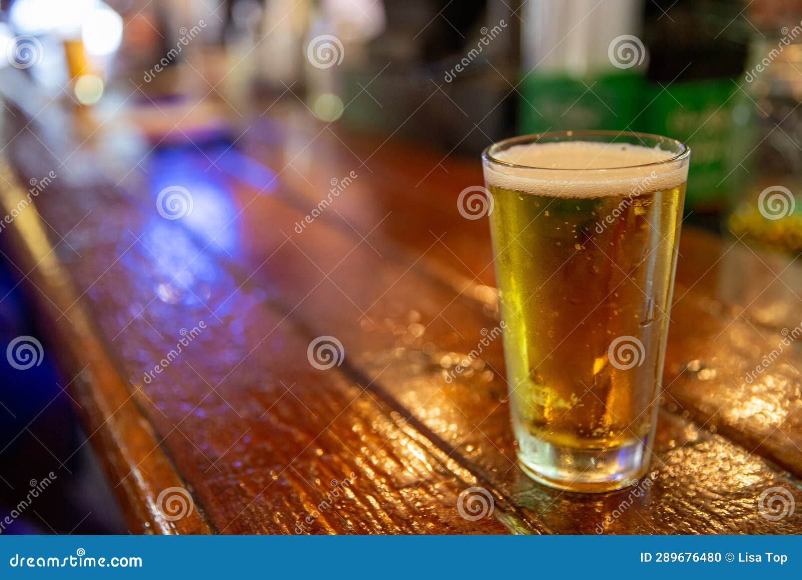Single Cold Beer stock photo. Image of pint, bier, close - 289676480