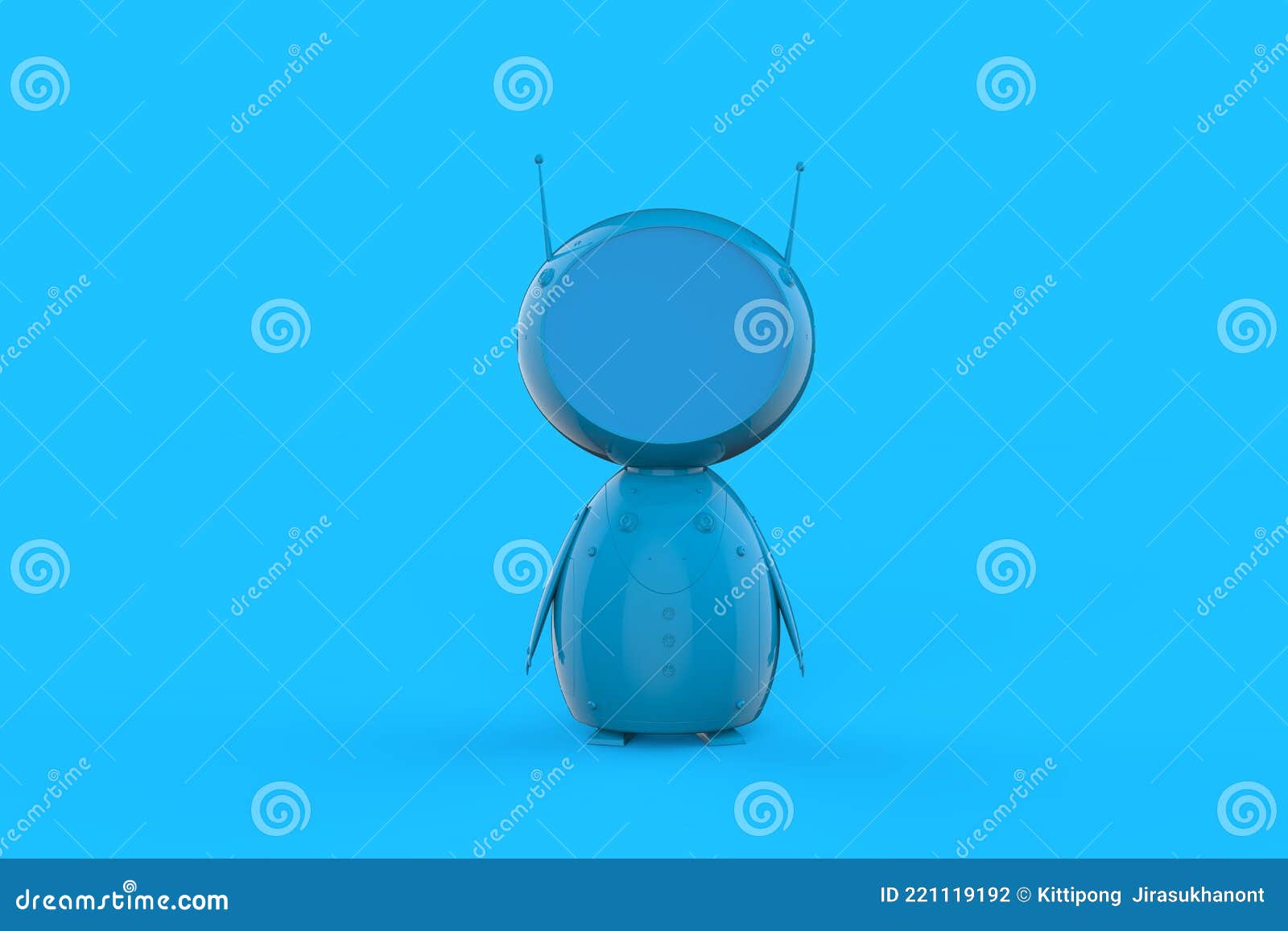 Single color ai robot stock illustration. Illustration of automaton ...