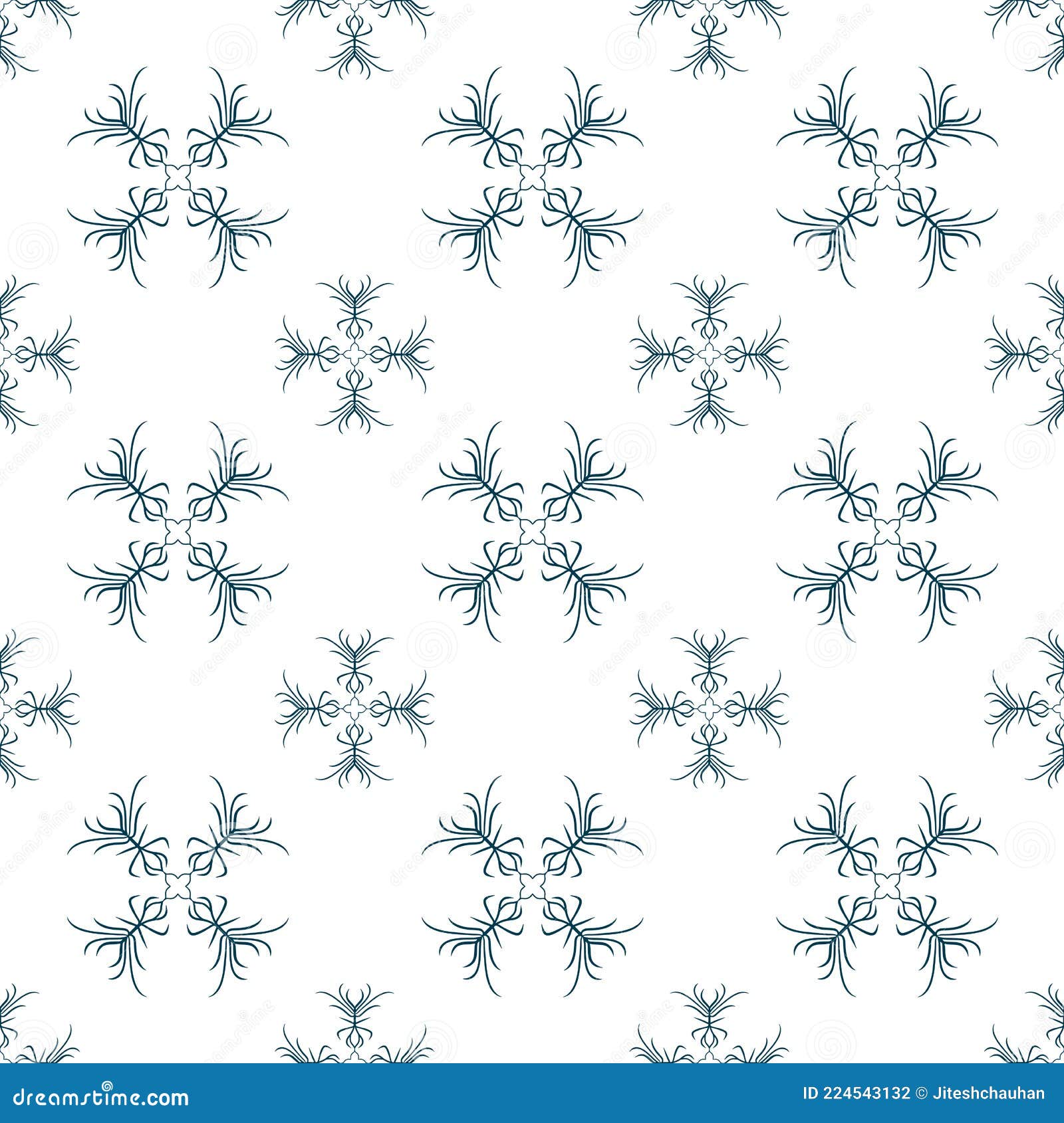 Single Color Transparent Linework Pattern. Repeat Pattern for Textile ...