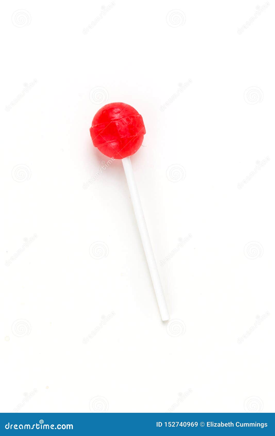 Single Colorful Candy Sucker on a Stick Stock Image - Image of glucose ...