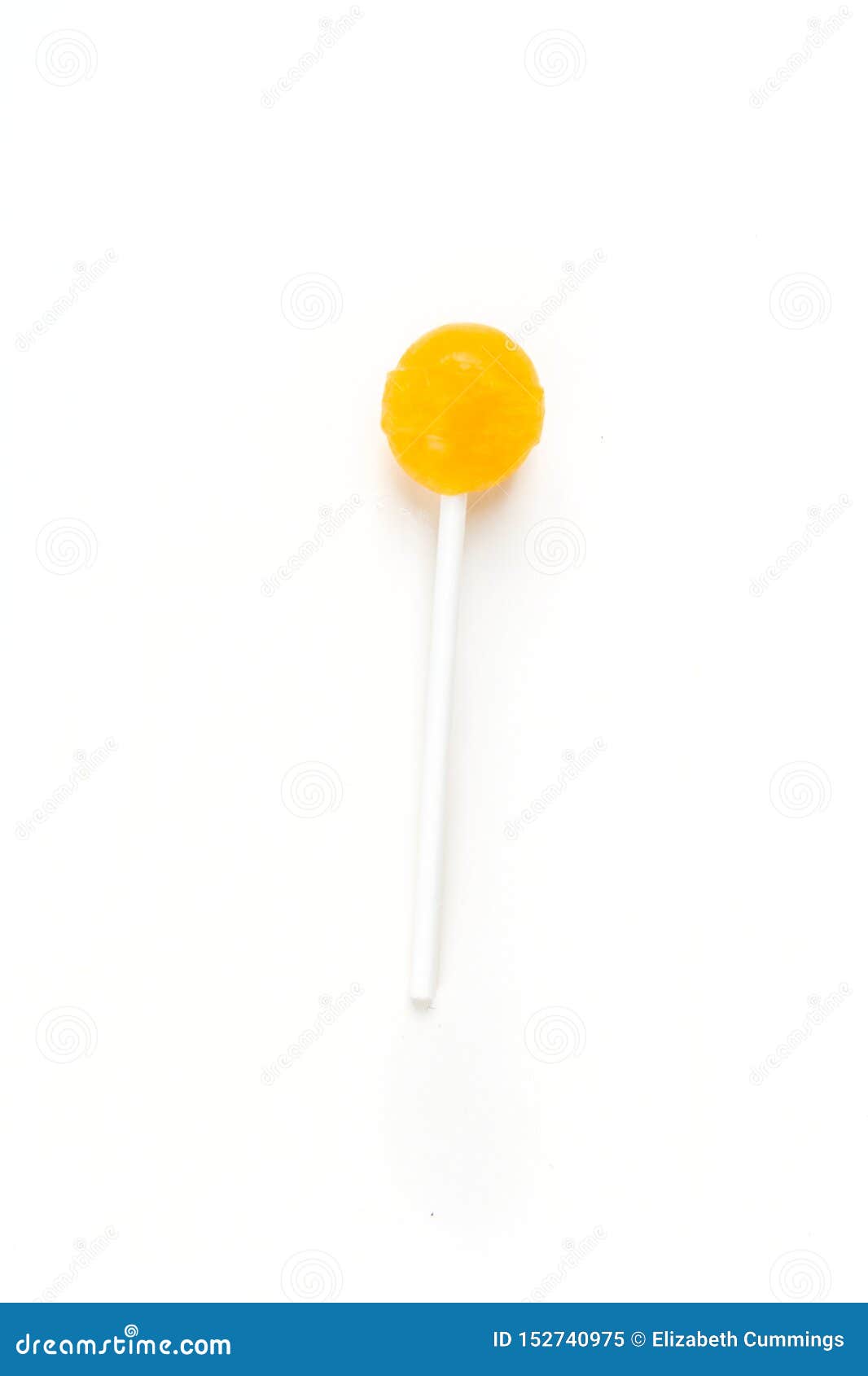 Single Colorful Candy Sucker on a Stick Stock Image - Image of ...