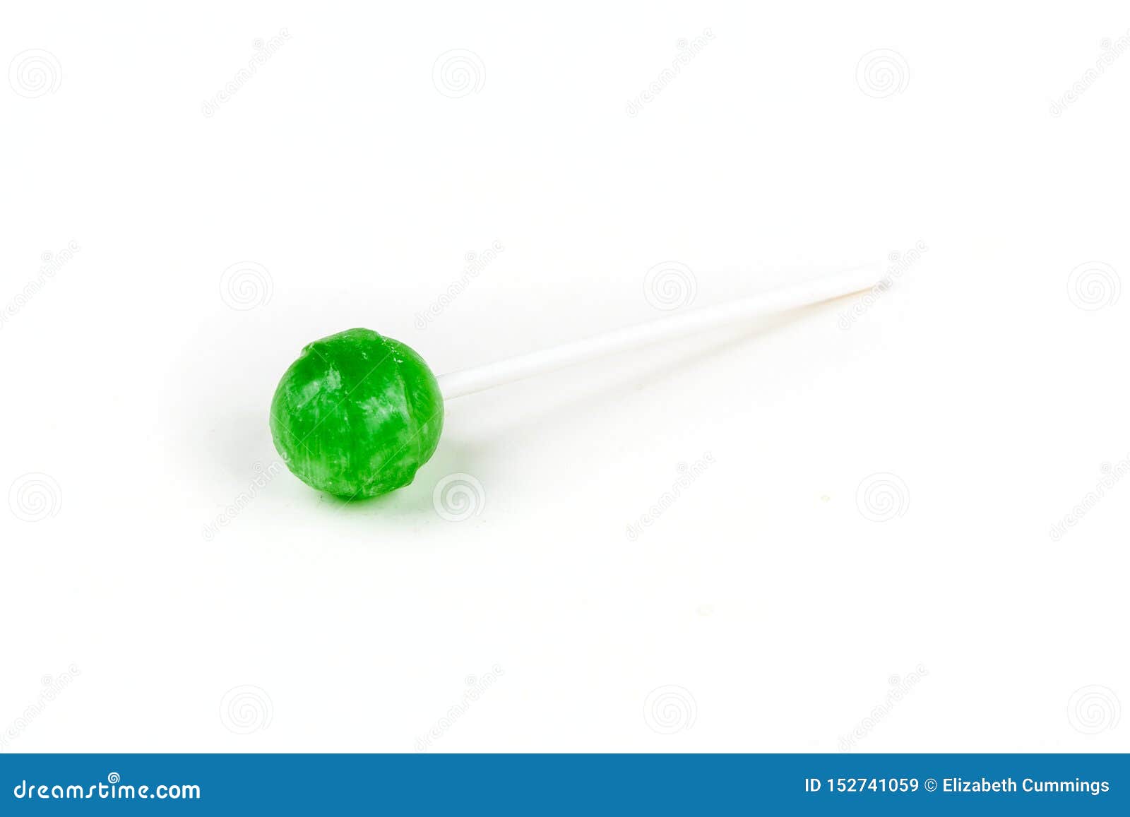 Single Colorful Candy Sucker on a Stick Stock Image - Image of sweet ...